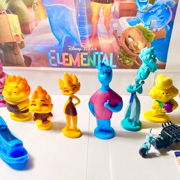 Disney | Toys | Disney Pixar Elemental Movie Toy Figure Set Of 2 With 1 ...